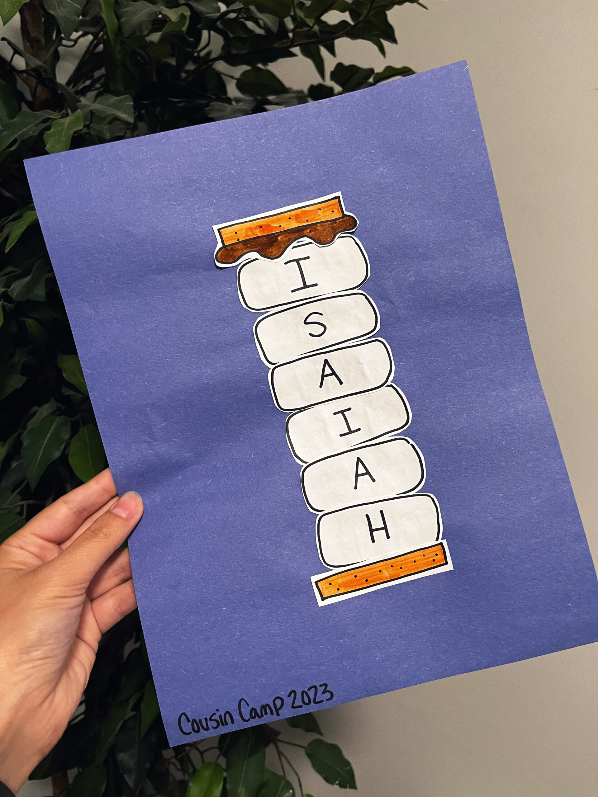 S'more Name Sign - Faith-filled Fun