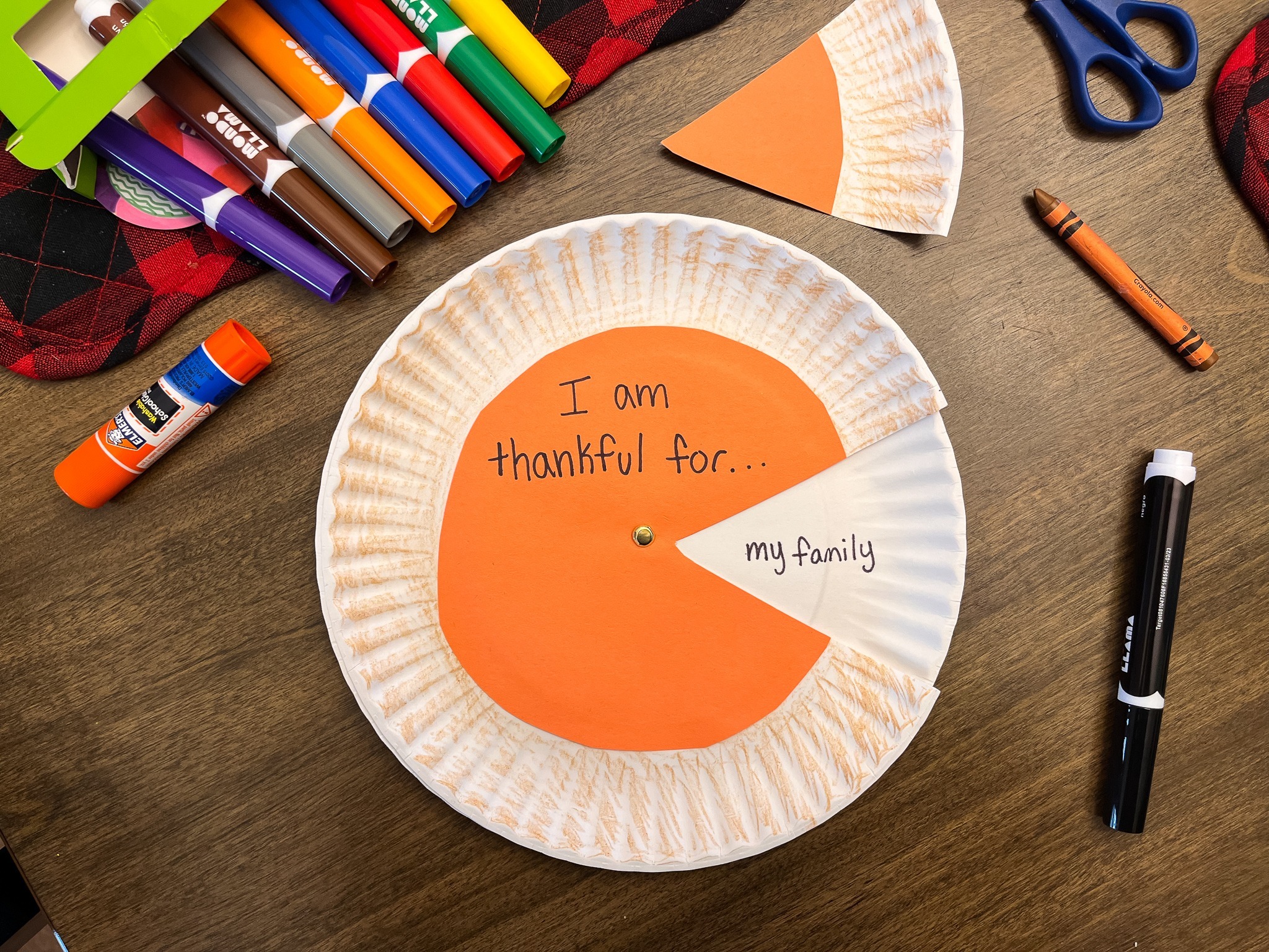 Gratitude Pie Spinner - Faith-filled Fun
