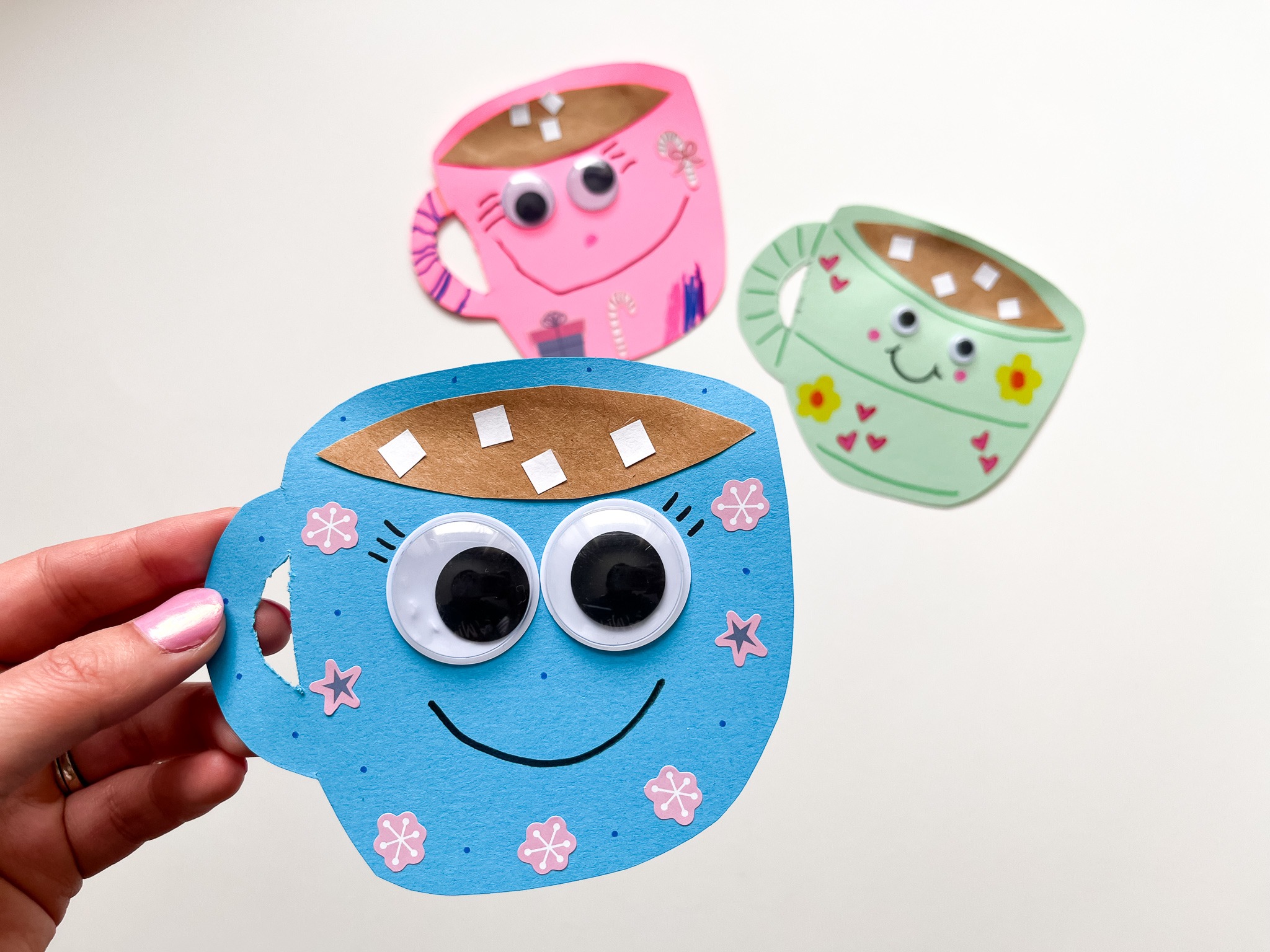 Hot Cocoa Mug Characters - Faith-filled Fun