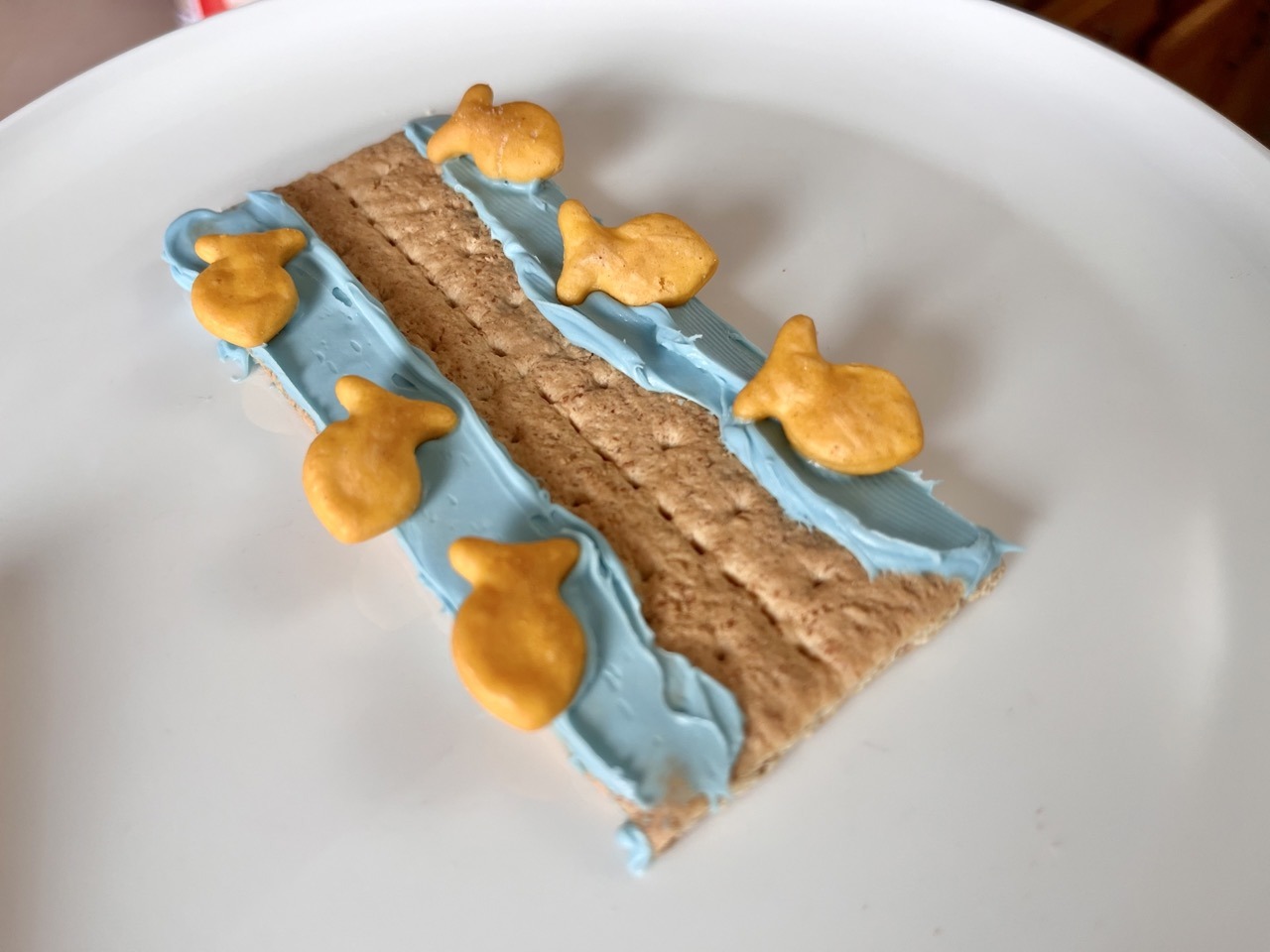 Parting of the Red Sea Graham Cracker Snack - Faith-filled Fun